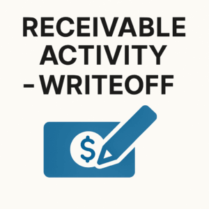 Receivable Activity - Write off - FusionERPlabs – Oracle Fusion ERP ...